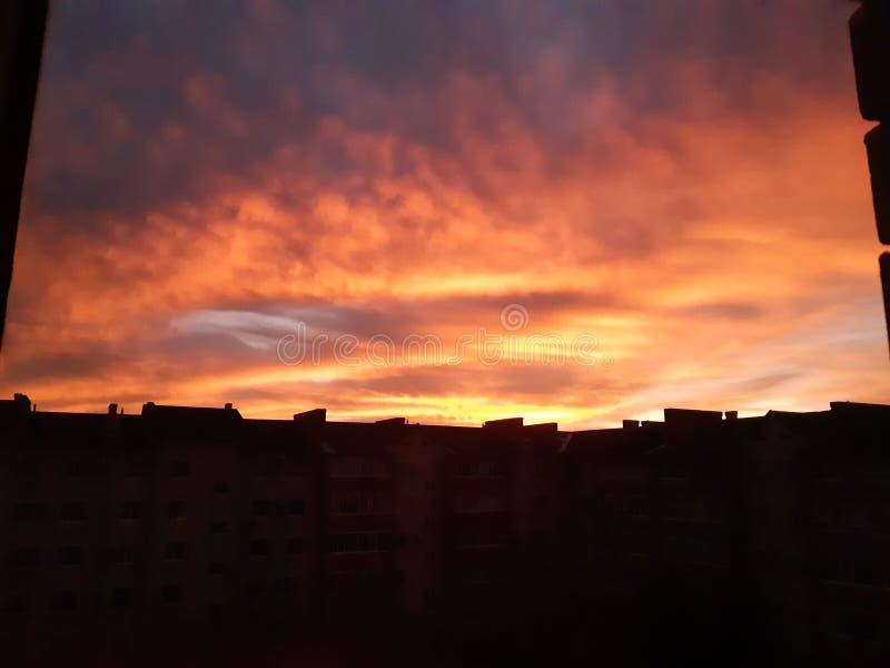 The Best Summer Sky in My Life Stock Photo - Image of summer, scenery ...