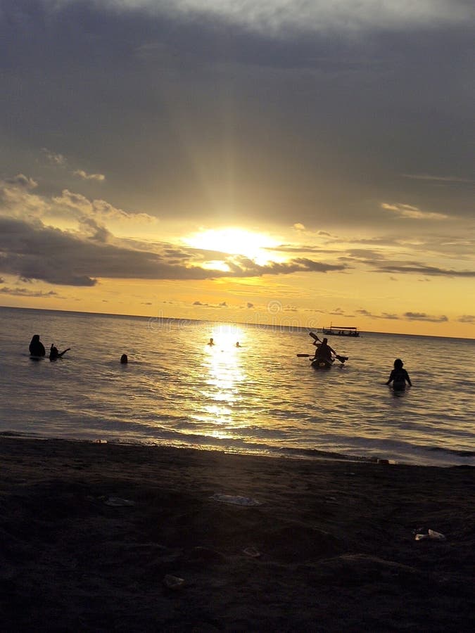 Best Sunset Ever in Bali You Should Come... ?? Stock Image - Image of ...