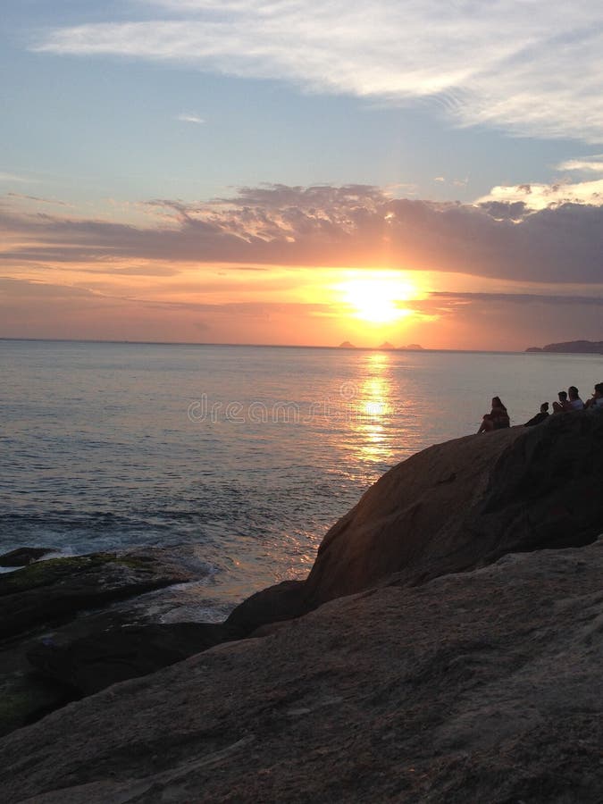 Sunset stock image. Image of paradise, sunset, nature - 109100511