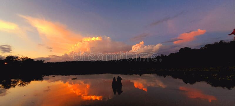 Best Sunset after Sunny Day Stock Photo - Image of sunset, sunny: 239768132