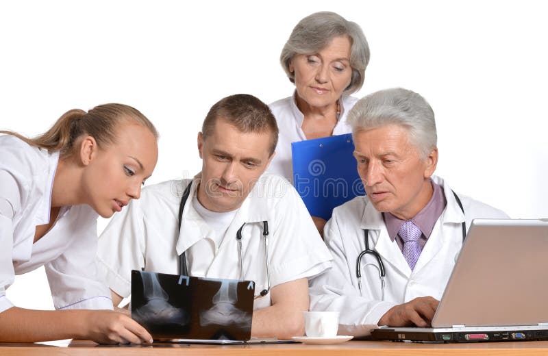 Doctors on conference stock image. Image of creative - 19850323