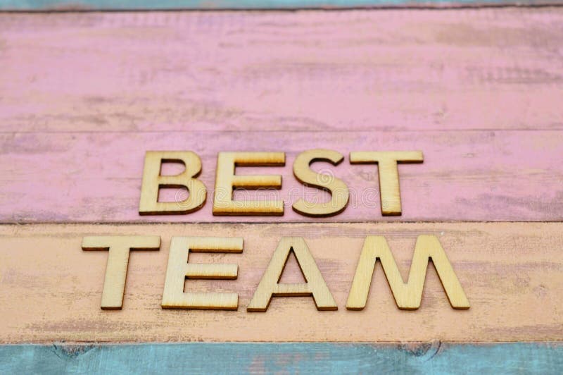 Best team text - banner stock illustration. Illustration of business ...