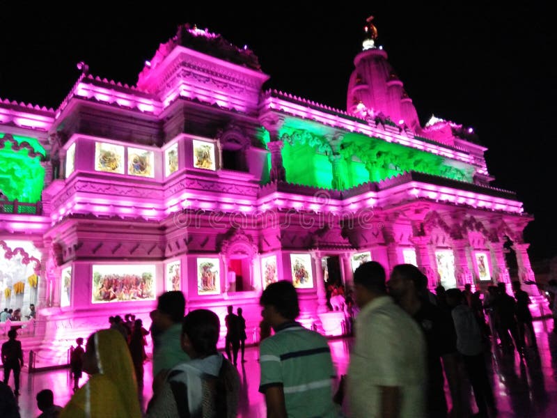 India editorial image. Image of mandir, prem, vrandhavan - 116832510