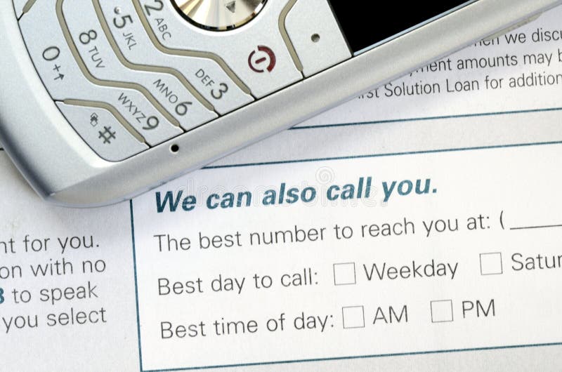 Best Time To Reach Customers Stock Image - Image of request, service ...