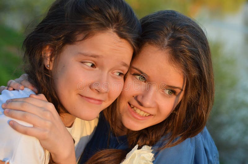 Girls time stock photo. Image of family, blue, adult - 30519808