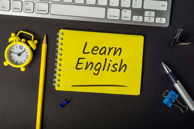 Learn English - Online English Learning Program or Tutorial Stock Photo ...
