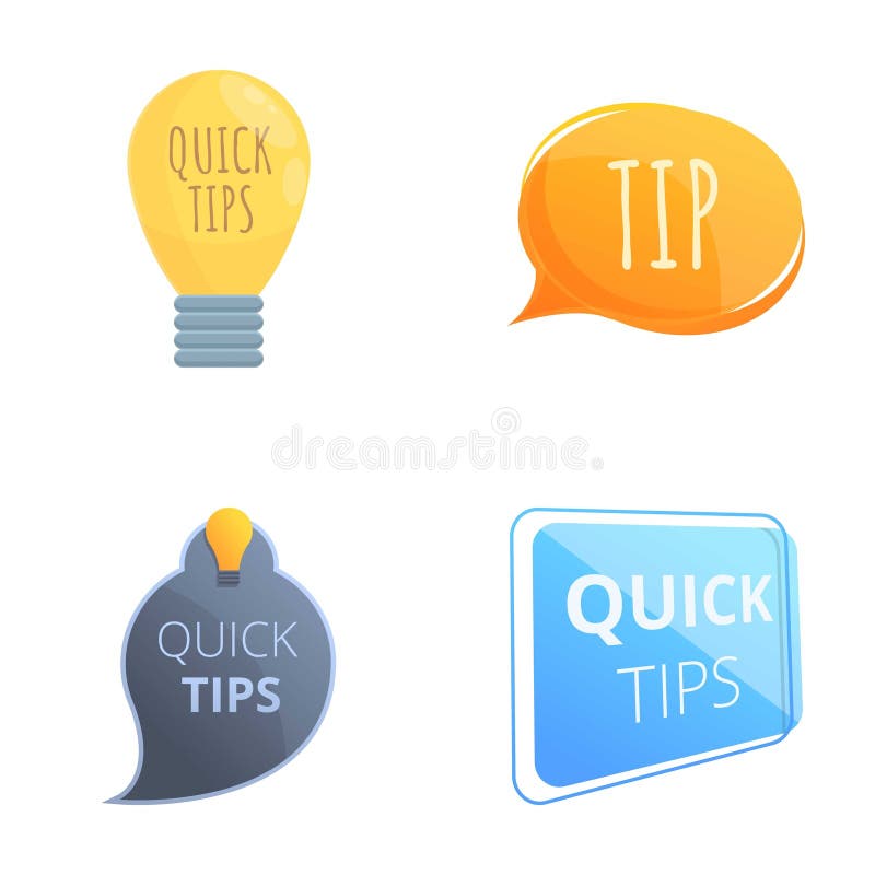Best Tips Icons Set Cartoon Vector. Quick Tips Badge Emblem Label and ... Best Tips Icons Set Cartoon Vector. Quick Tips Badge Emblem Label and ...