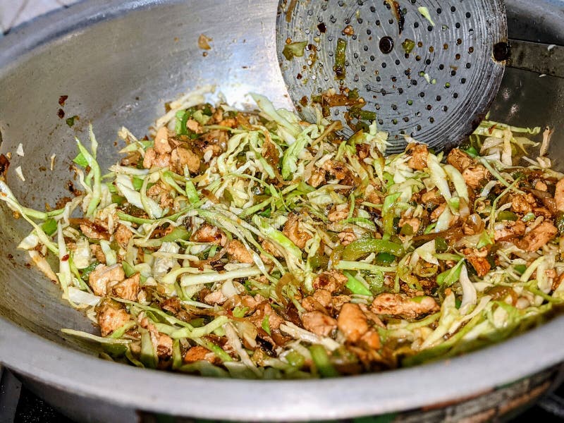 Best Tofa Cabbage and Fried Chicken Stock Image - Image of fried, meat ...