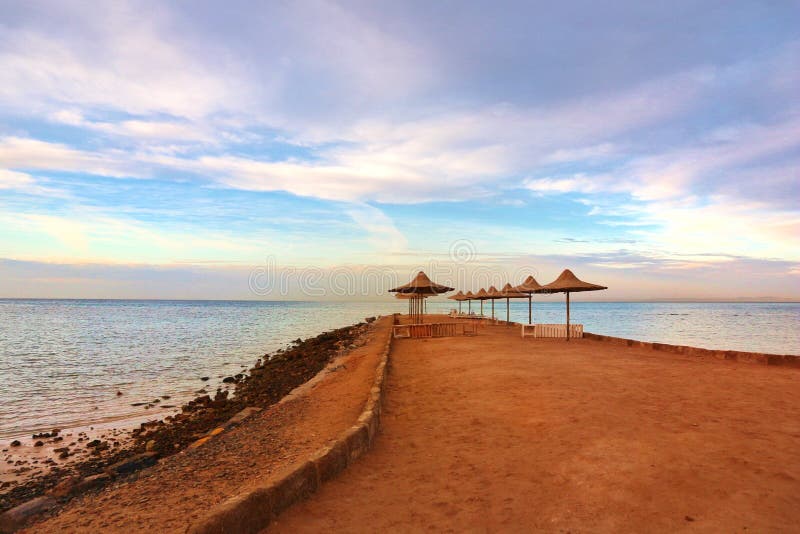 Beach hurghada stock image. Image of hurghada, egypt - 109932935