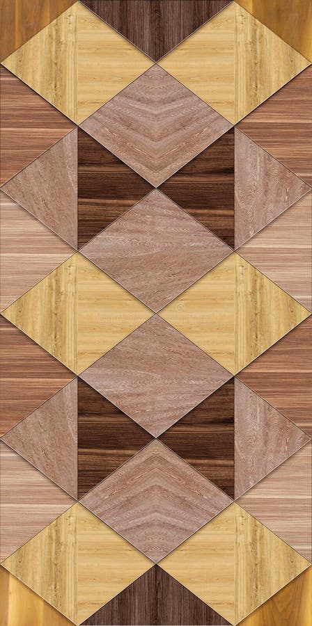 Triangle Decorative Wood Panel, Laminate Veneer Sheet Design Stock ...