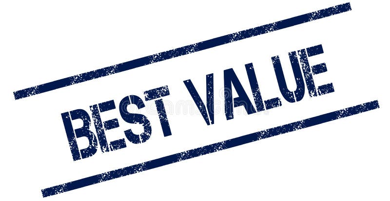 BEST VALUE Blue Distressed Rubber Stamp. Stock Illustration ...