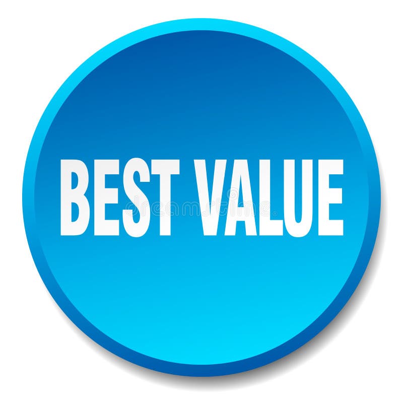 Best value button stock vector. Illustration of value - 122711113