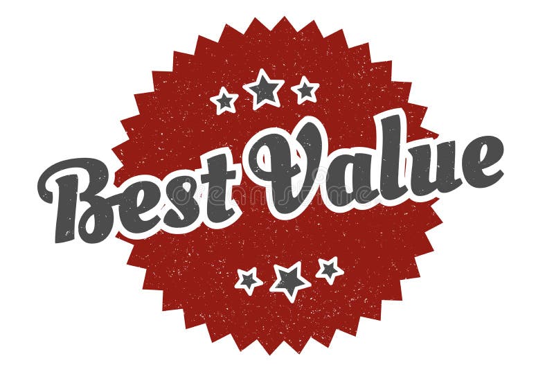 Best Value Sign. Best Value Vintage Retro Label Stock Vector ...