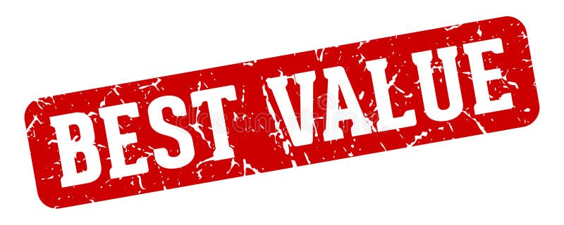 Best Value Rectangular Sign. Best Value Stamp Stock Vector ...