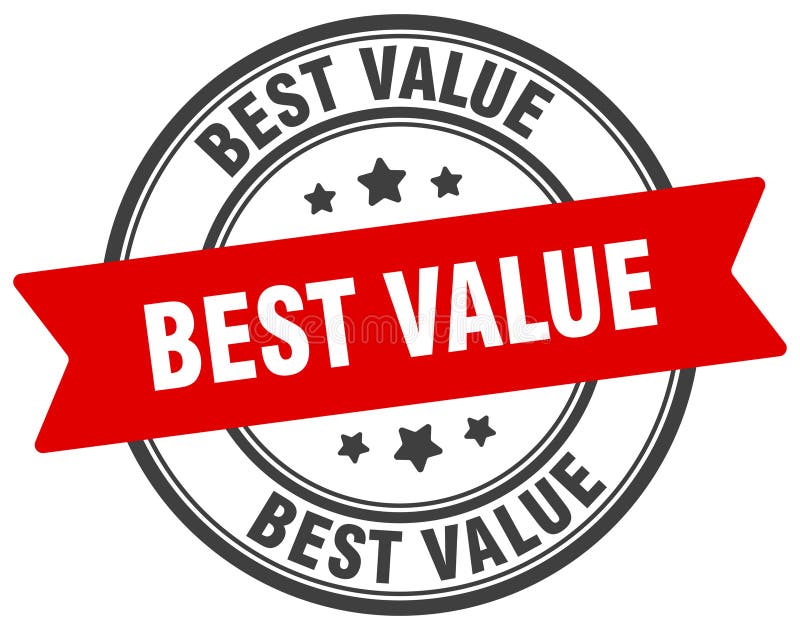 Best Value Stamp. Best Value Label on Transparent Background. Round ...