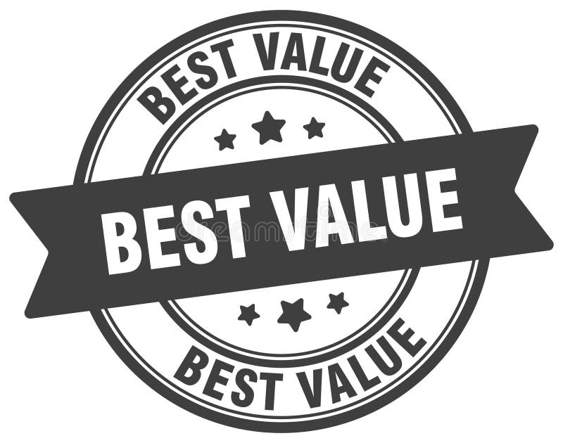 Best Value Stamp. Best Value Label on Transparent Background. Round ...