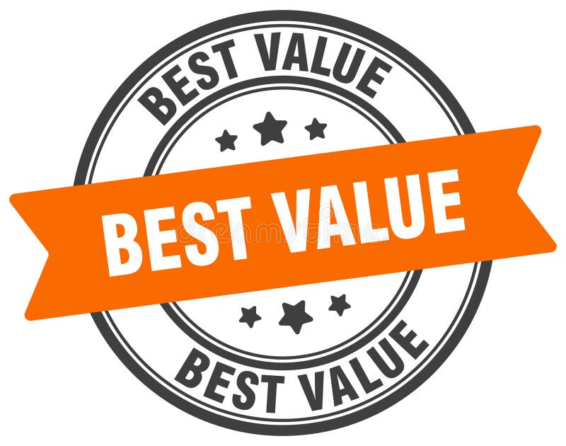 Best Value Stamp. Best Value Label on Transparent Background. Round ...