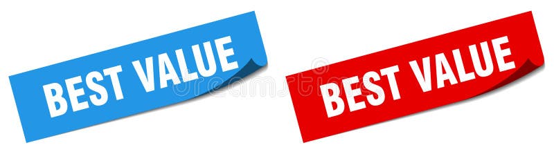 Best Value Sticker. Best Value Sign Set Stock Vector - Illustration of ...