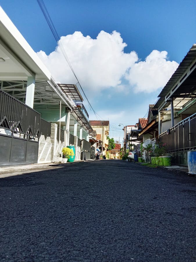 The best view of alley way stock image. Image of beautiful - 267884177
