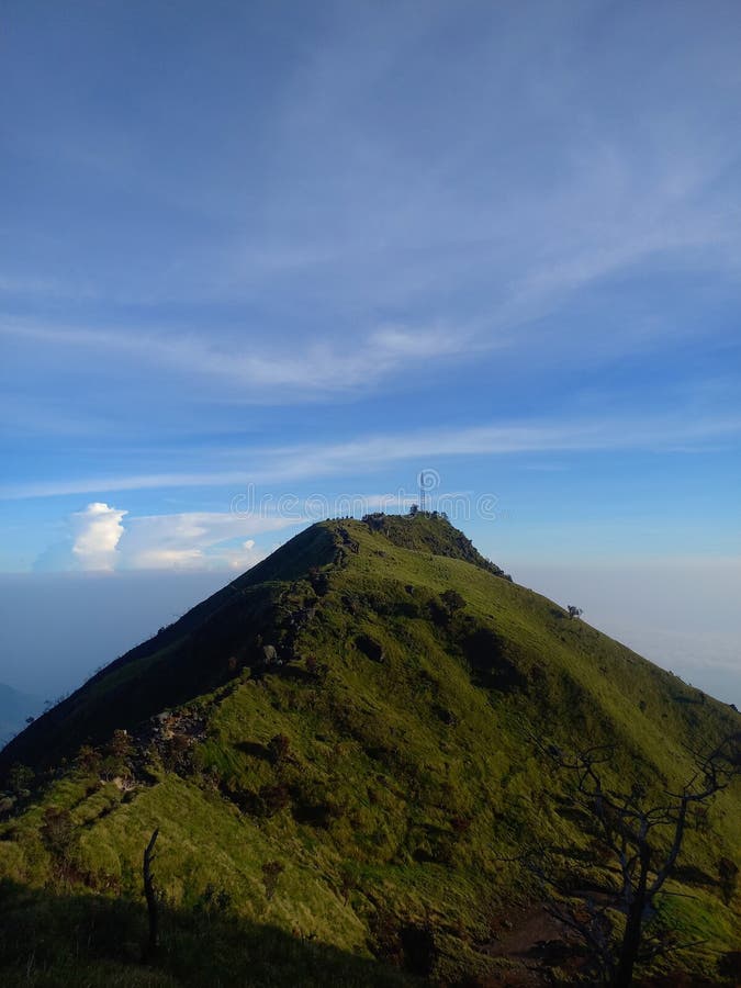 The Best View Mount Merbabu Stock Image - Image of bestthe, mount ...