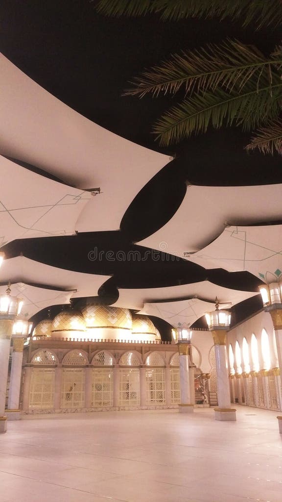 The Best View at the Night in Ar Rahman Mosque Blitar, East Java ...