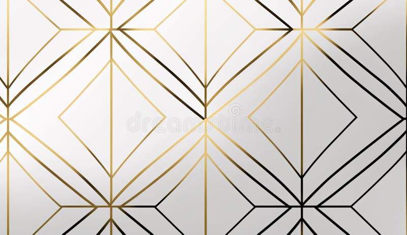 Best White Simple Geometric Vector Seamless Pattern with Gold Lines ... Best White Simple Geometric Vector Seamless Pattern with Gold Lines ...