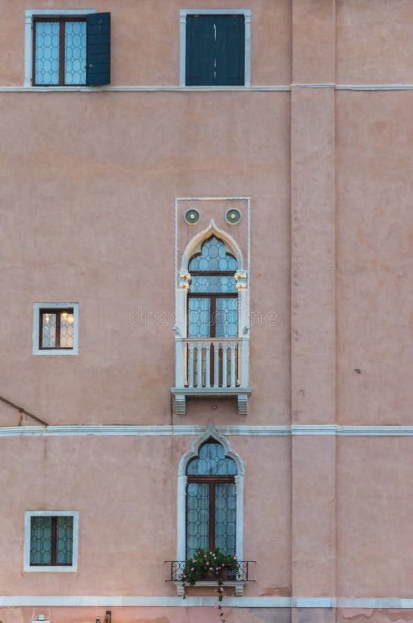 The Best Windows in the Beautiful City of Venice Stock Photo - Image of ...