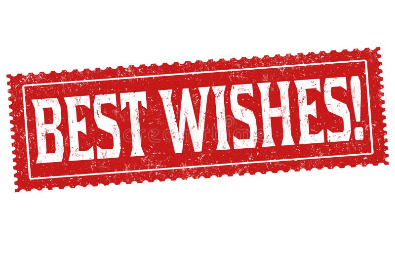 Best Wishes Label or Sticker Stock Vector - Illustration of festive ...