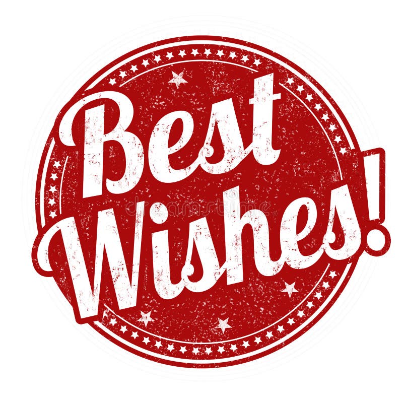 Best Wishes Label or Sticker Stock Vector - Illustration of festive ...
