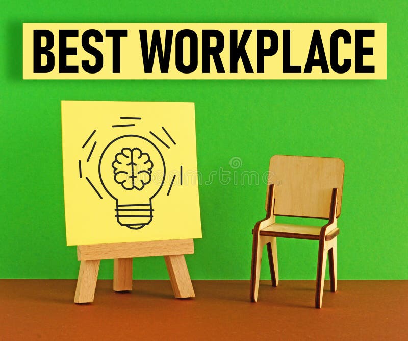 Best Workplace is Shown Using the Text and Photo of the Model of Office ...