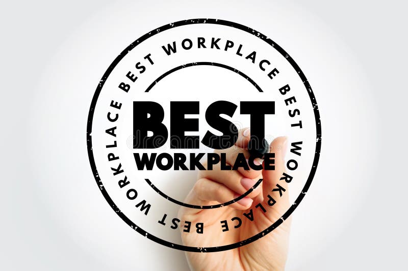 Best Workplace Text Stamp Concept Background Stock Photos - Free ...