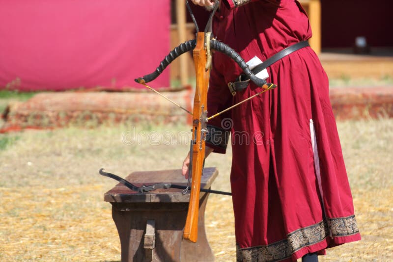 Besta De Madeira Medieval Na Exposição Foto de Stock - Imagem de ...