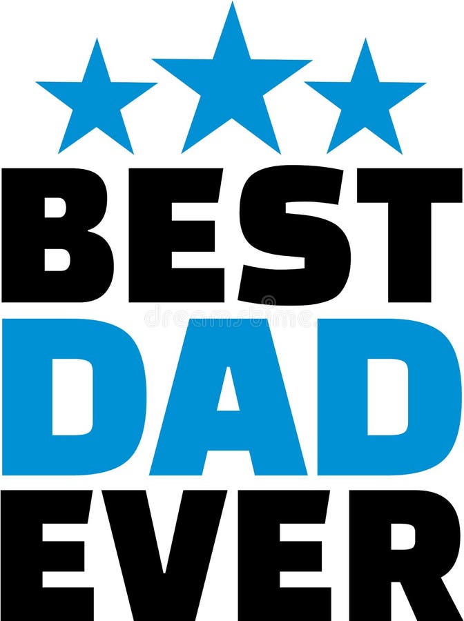 Beste papa ooit vector illustratie. Illustration of liefde - 107156876