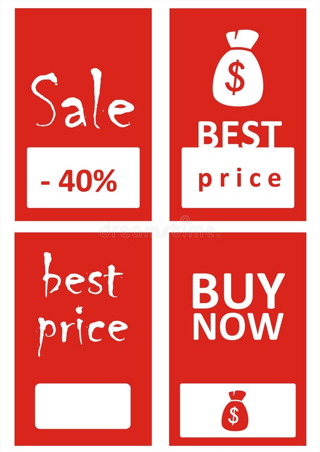 Laptop prijsvermindering stock illustratie. Illustration of ...