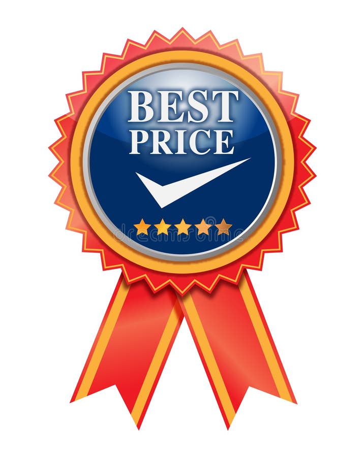 Laagste Prijs Gewaarborgde Sticker Vector Illustratie - Illustration of ...