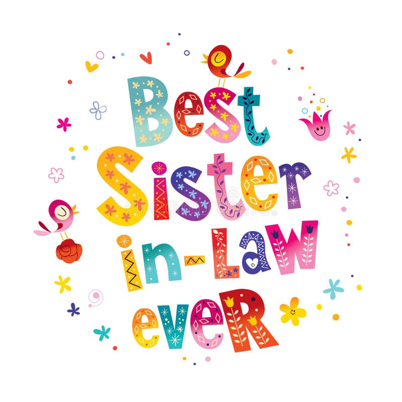 Beste zuster in wet ooit vector illustratie. Illustration of overhemd ...