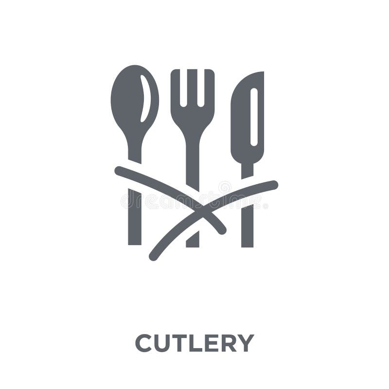 Het Pictogram Van Het Bestek Vector Illustratie - Illustratie bestaande ...