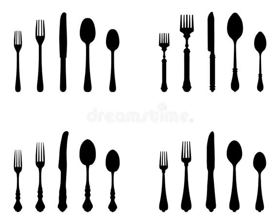 Bestick stock illustrationer. Illustration av inställning - 52020628