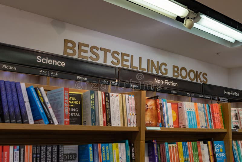 Bestselling Books editorial photography. Image of bestselling - 268945602