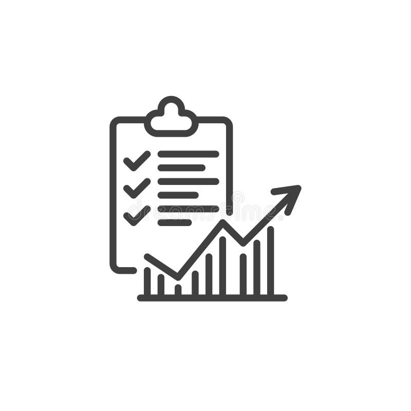 Bet Tracker line icon stock illustration. Illustration of pictogram ...