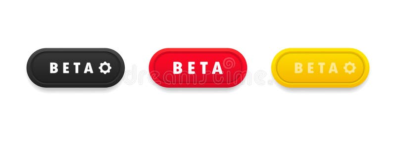 Beta Button. Beta Sign. Key. Push Button. Stock Vector - Illustration ...