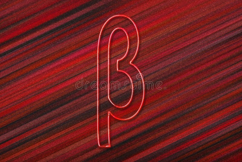 Beta Sign. Beta Letter, Greek Alphabet Symbol Stock Image - Image of ...