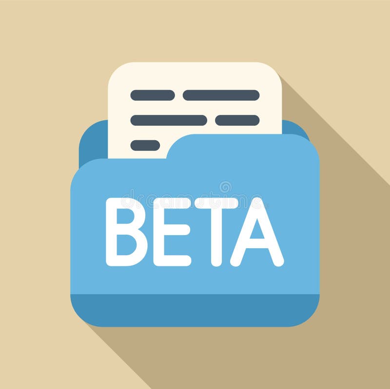 Beta Software File Folder Representing Development Testing and ...
