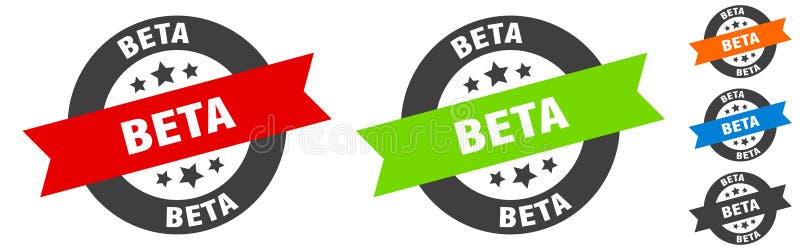 Beta stamp stock vector. Illustration of sticker, button - 137022406