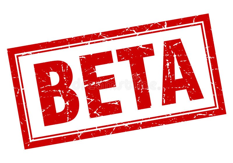 Beta stamp stock vector. Illustration of vector, seal - 124937977