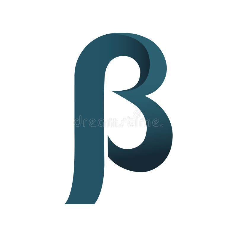 Beta Symbols Icon Vector Design Template Stock Vector - Illustration of ...
