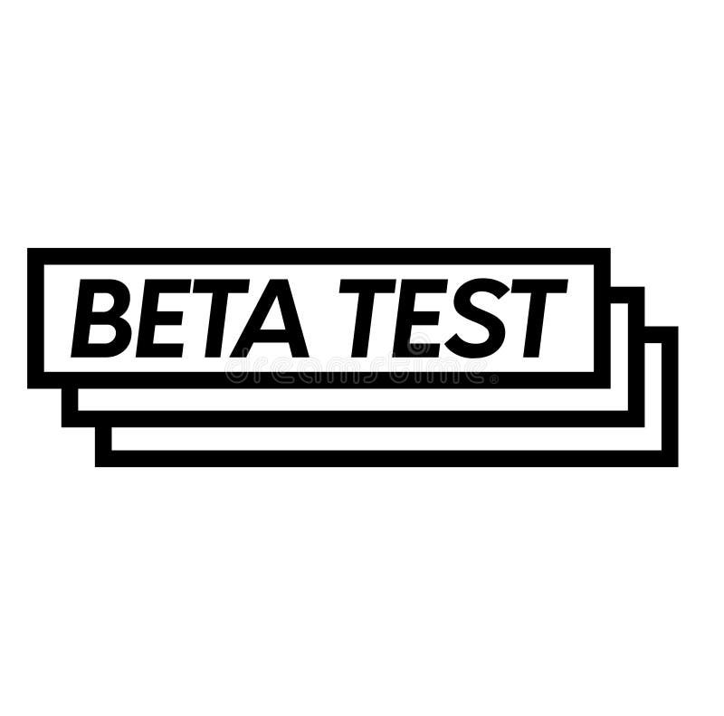Beta Test Early Product Release Review Check Mark Box Stock ...