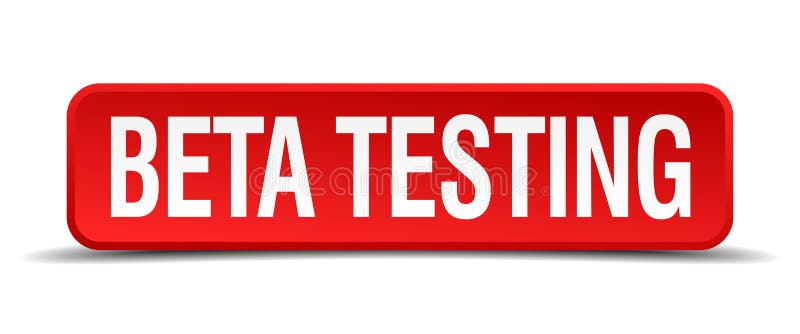 Beta testing button stock vector. Illustration of tester - 121126641