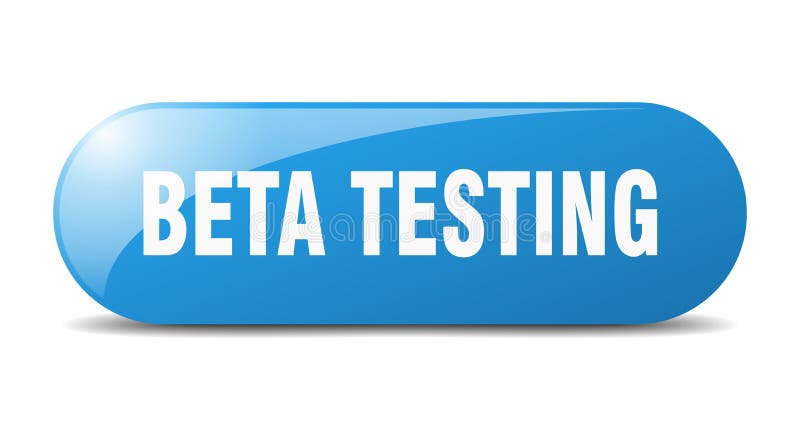 Beta Testing Button. Beta Testing Sign. Key. Push Button Stock Vector ...