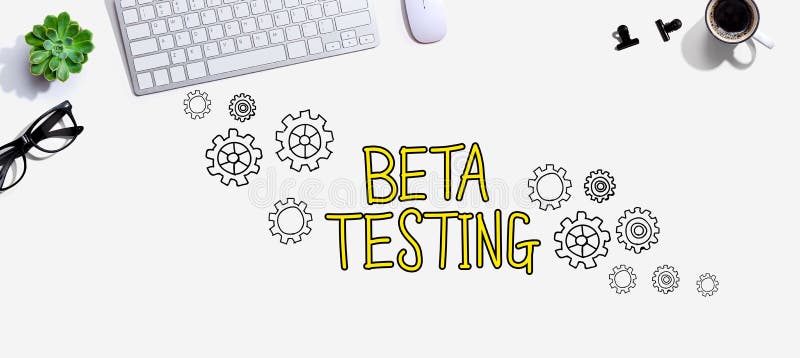 Beta Testing with a Computer Keyboard Stock Photo - Image of word, idea ...